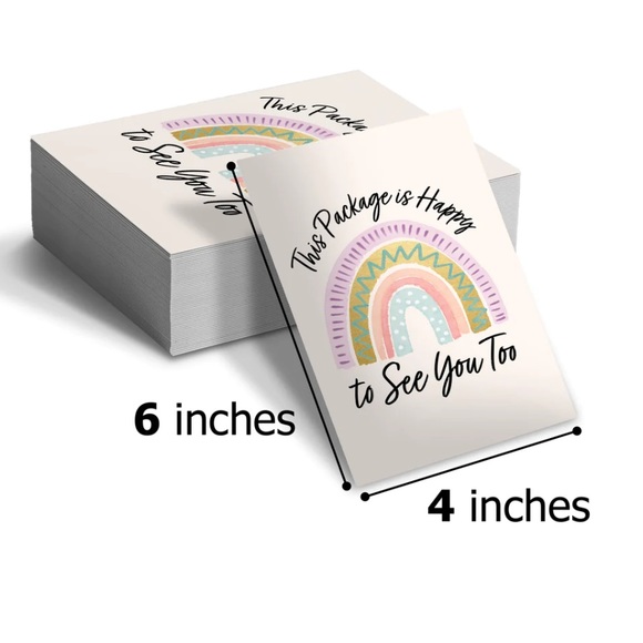 Office | Insert Card This Package Is Happy To See You 25 | Poshmark
